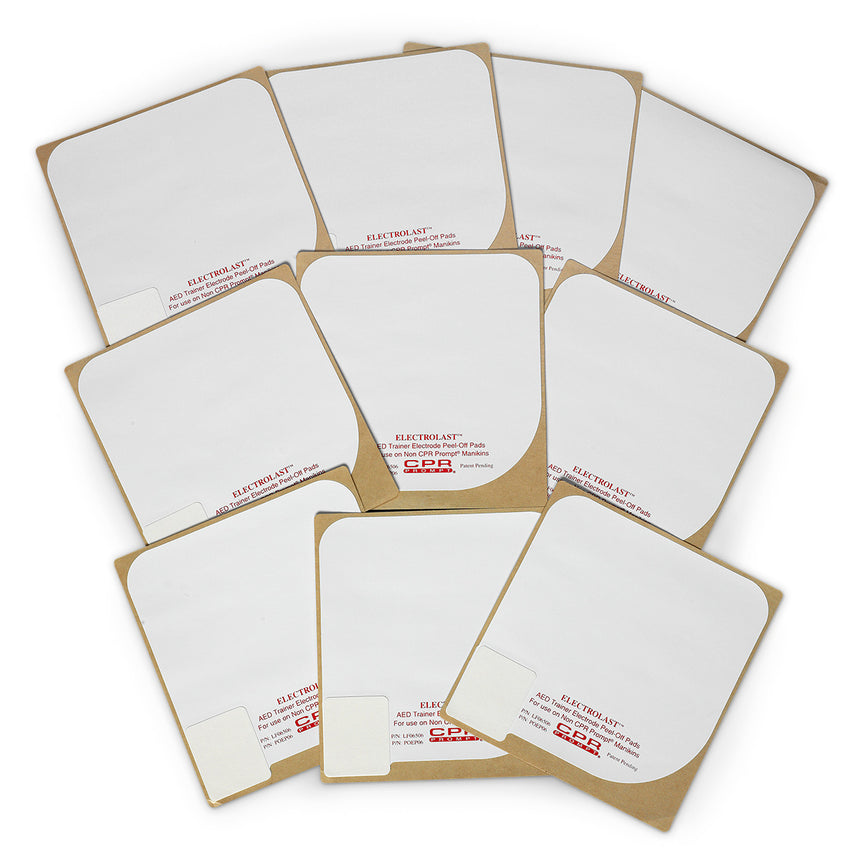 ElectroLast AED Trainer Electrode Peel-Off Pads – MedTech