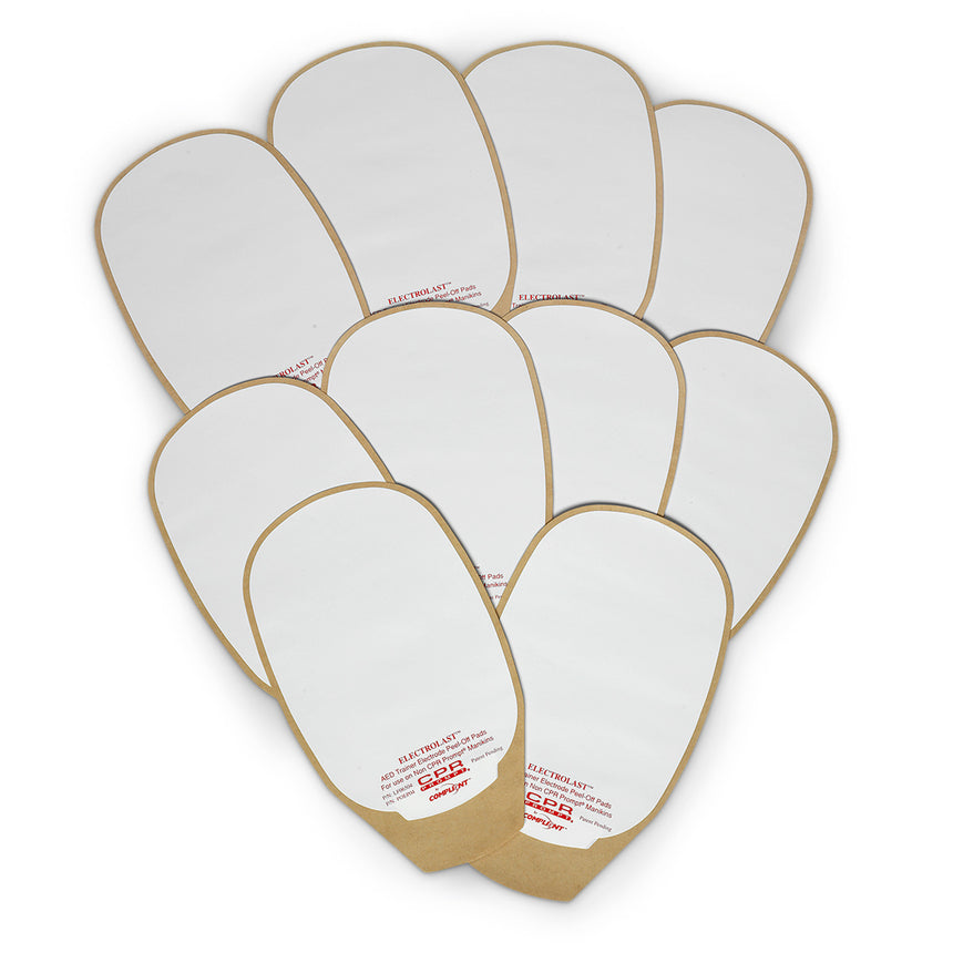 ElectroLast AED Trainer Electrode Peel-Off Pads – MedTech