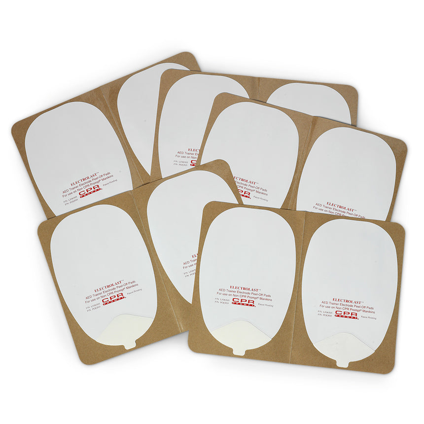 ElectroLast AED Trainer Electrode Peel-Off Pads – MedTech